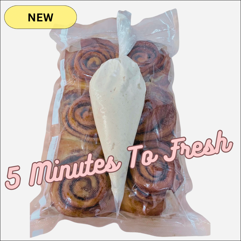 Classic Cream Cheese Buns - FROZEN (Pack of 6) – Nice Buns Baking Co